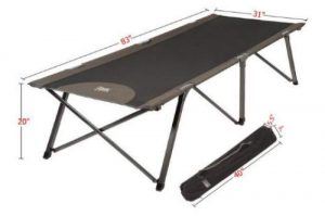 Timber Ridge Deluxe XL Camp Cot With Carry Bag (Folding & Large) | Best ...