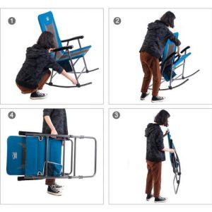 Timber Ridge Rocking Chair - High Back & Solid Armrests | Best Tent ...