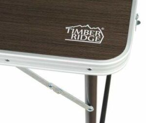 Timber Ridge Foldable Table (Adjustable Height & Storage Elements ...