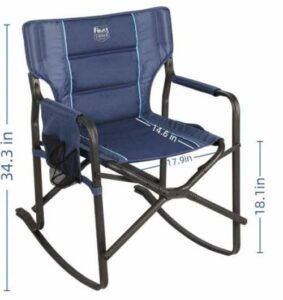 Timber Ridge Acacia Portable Easy Foldable Rocking Director's Camping ...